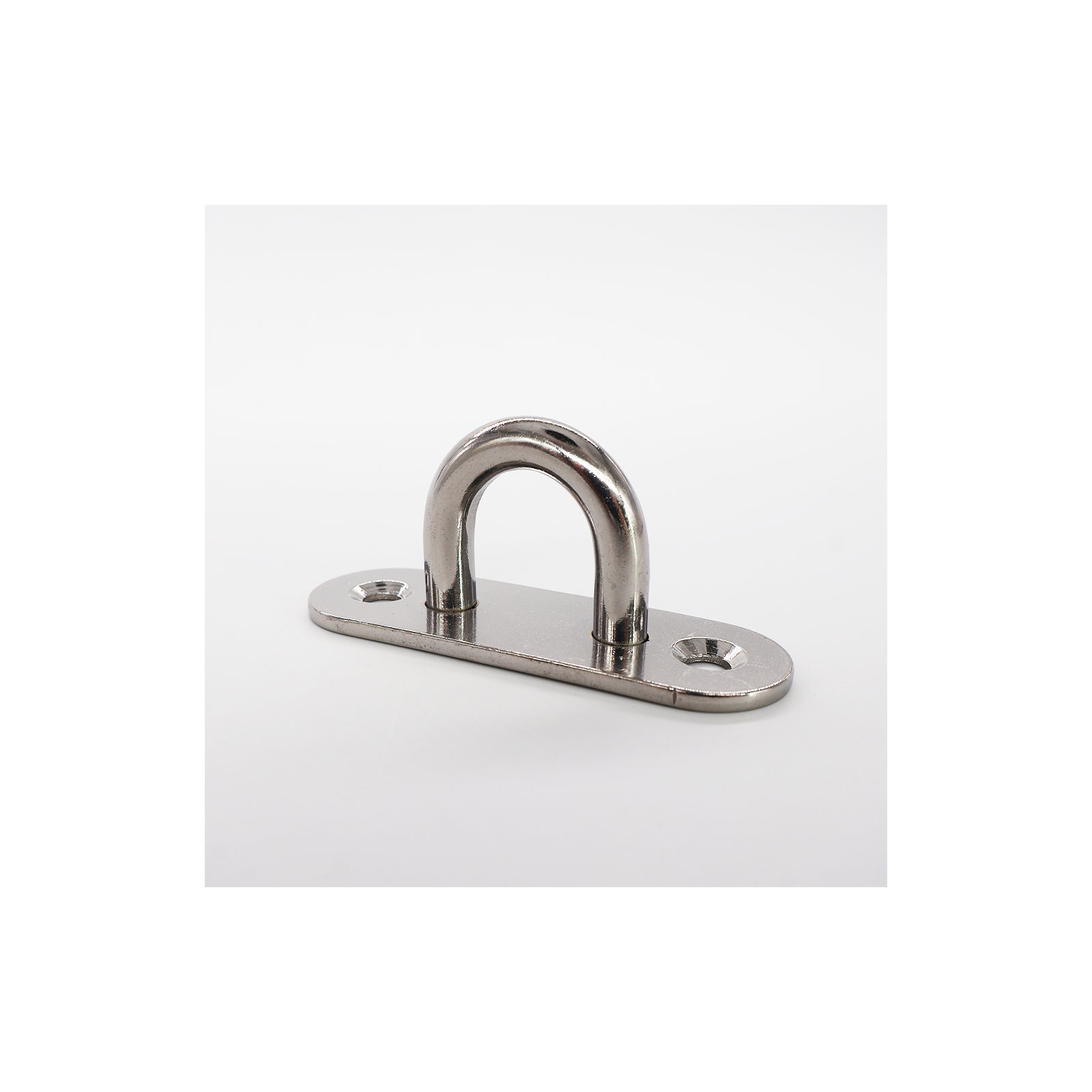 Pontet platine oblongue - Inox