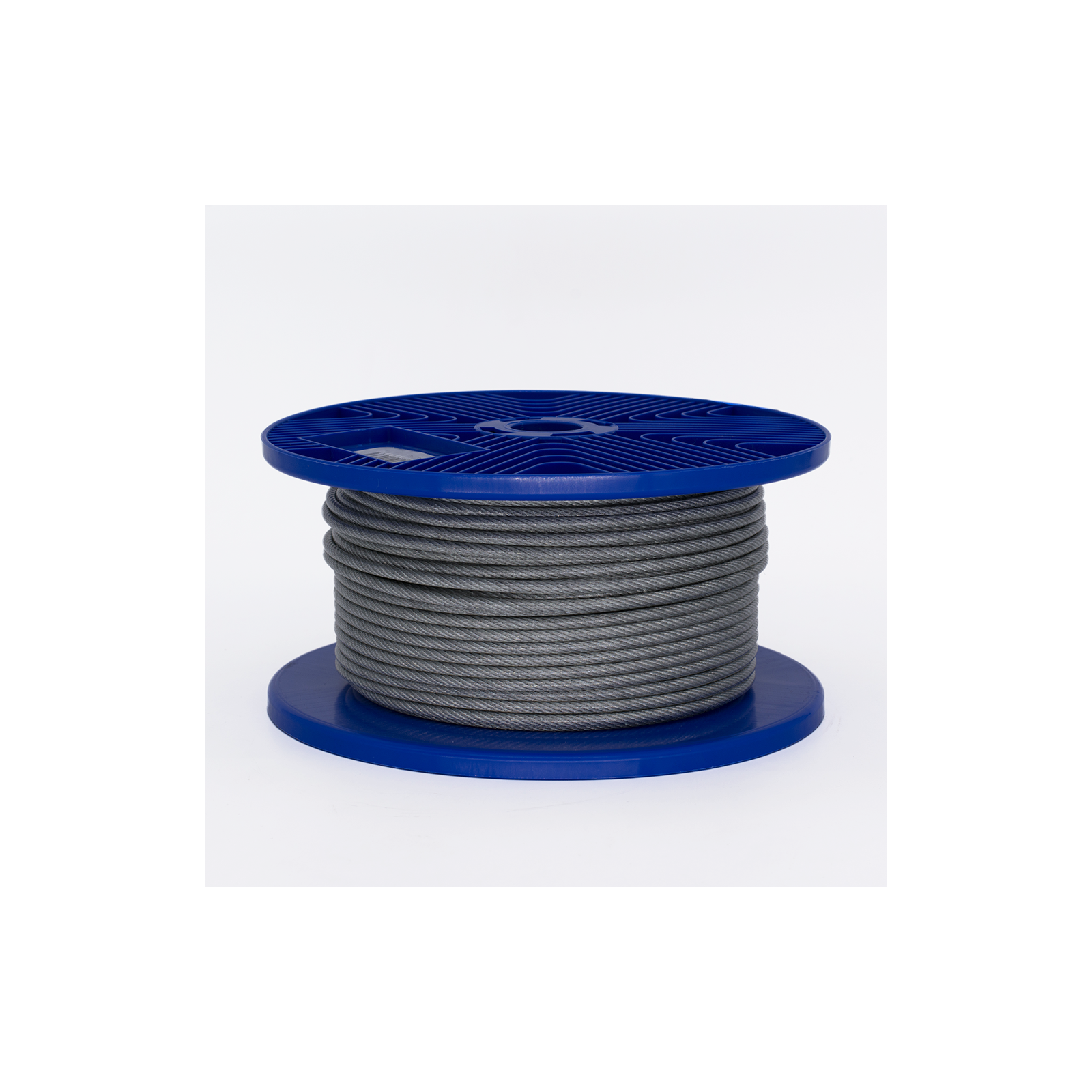 Plastic coated steel cable