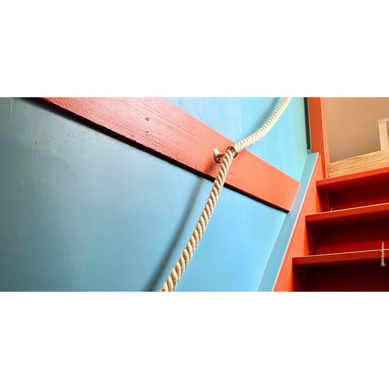 Rope for railing, banister, handrails