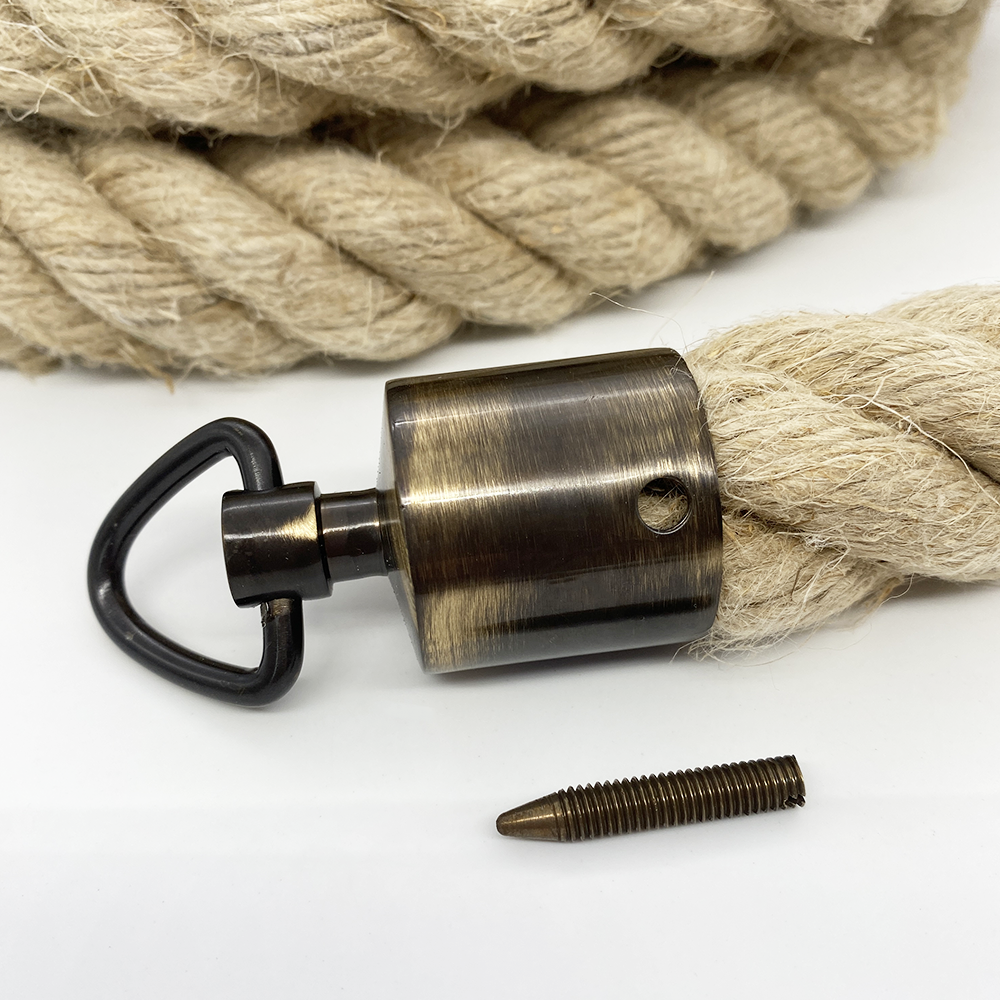 Embout de corde - Anneau + crochet